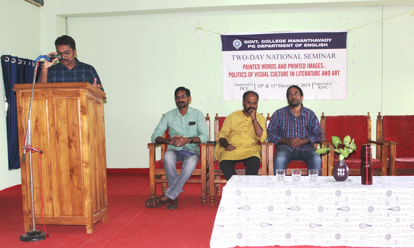Dept of English – Events – Government College Mananthavady